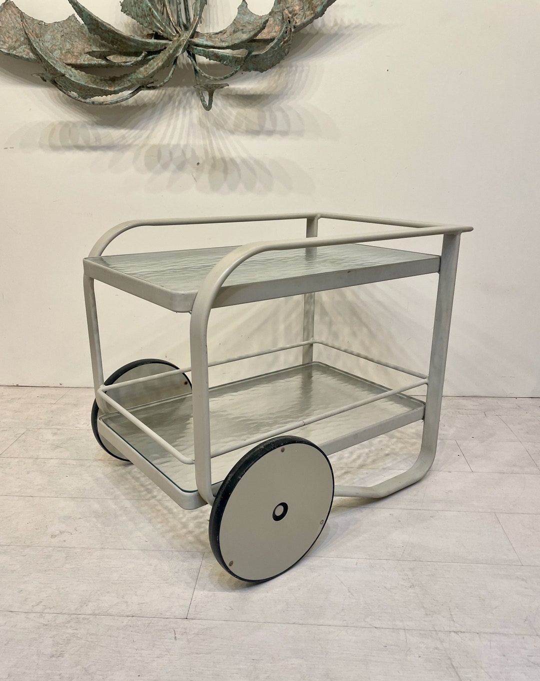 Brown Jordan Patio Bar Cart Designed by Richard Frinier- Mid Century ...