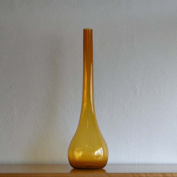 Large Floor Amber Vase - Etsy