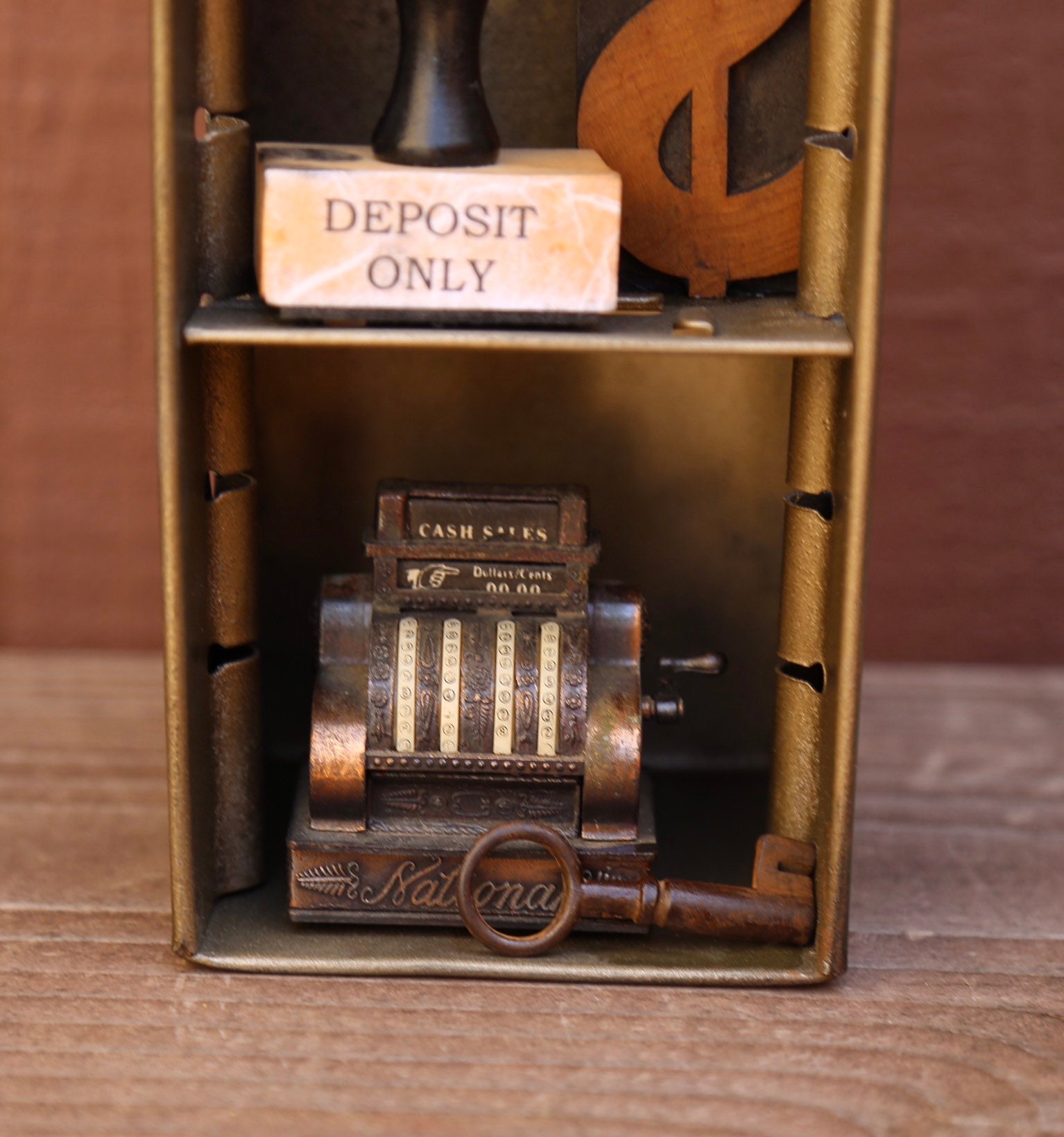Bankers Box found Object Assemblage Art Shadowbox - Etsy