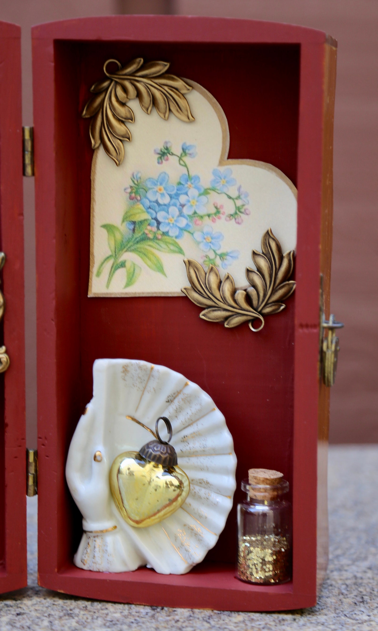 Cupids Box Found Object Assemblage Art Box - Etsy