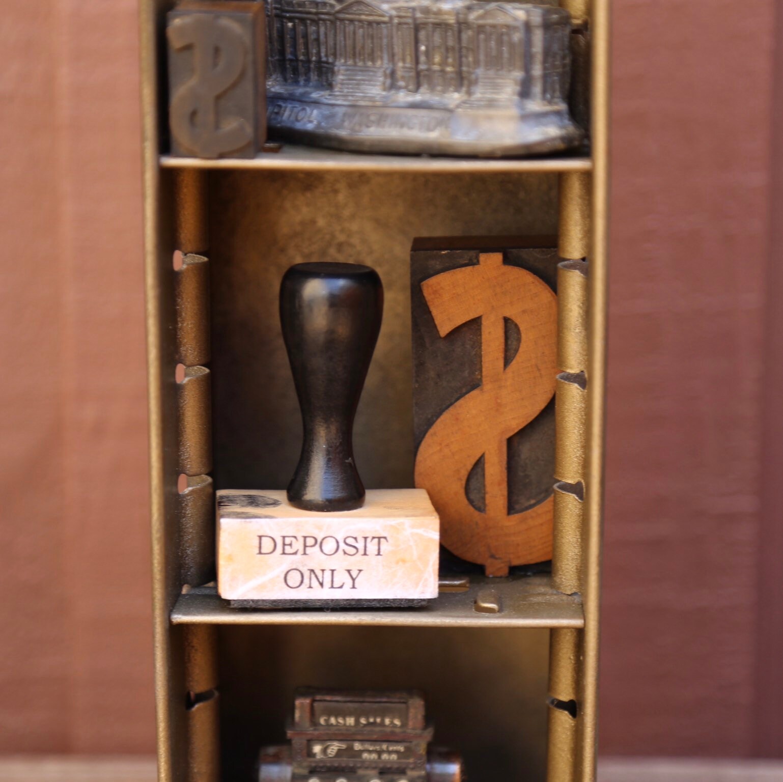 Bankers Box found Object Assemblage Art Shadowbox - Etsy