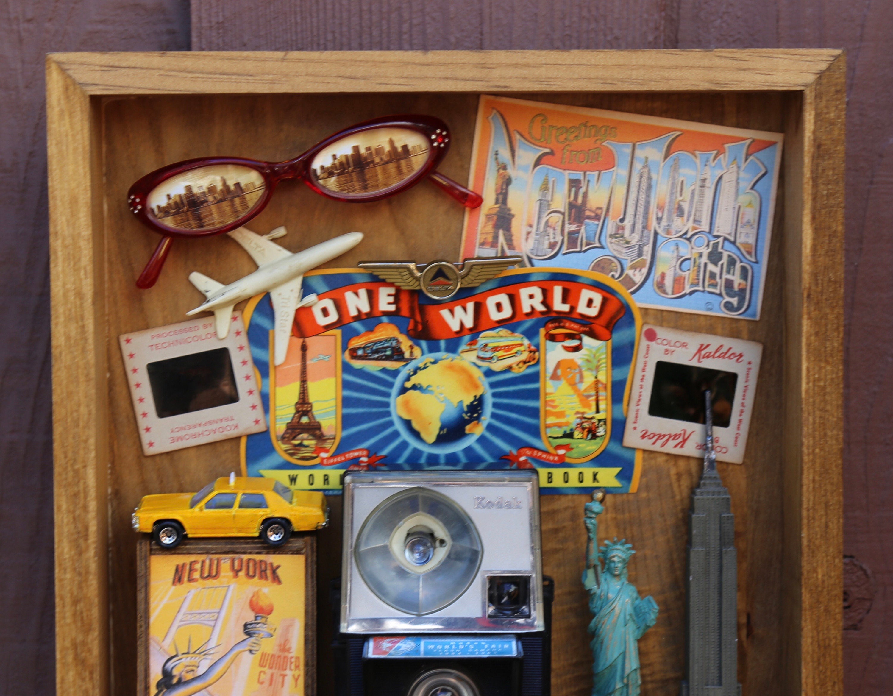 Vintage Travel Box Found Object Assemblage Art Box - Etsy