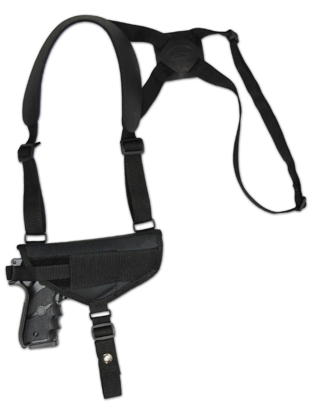 New Horizontal Cross Harness Gun Shoulder Holster for Full Size 9mm 40 ...