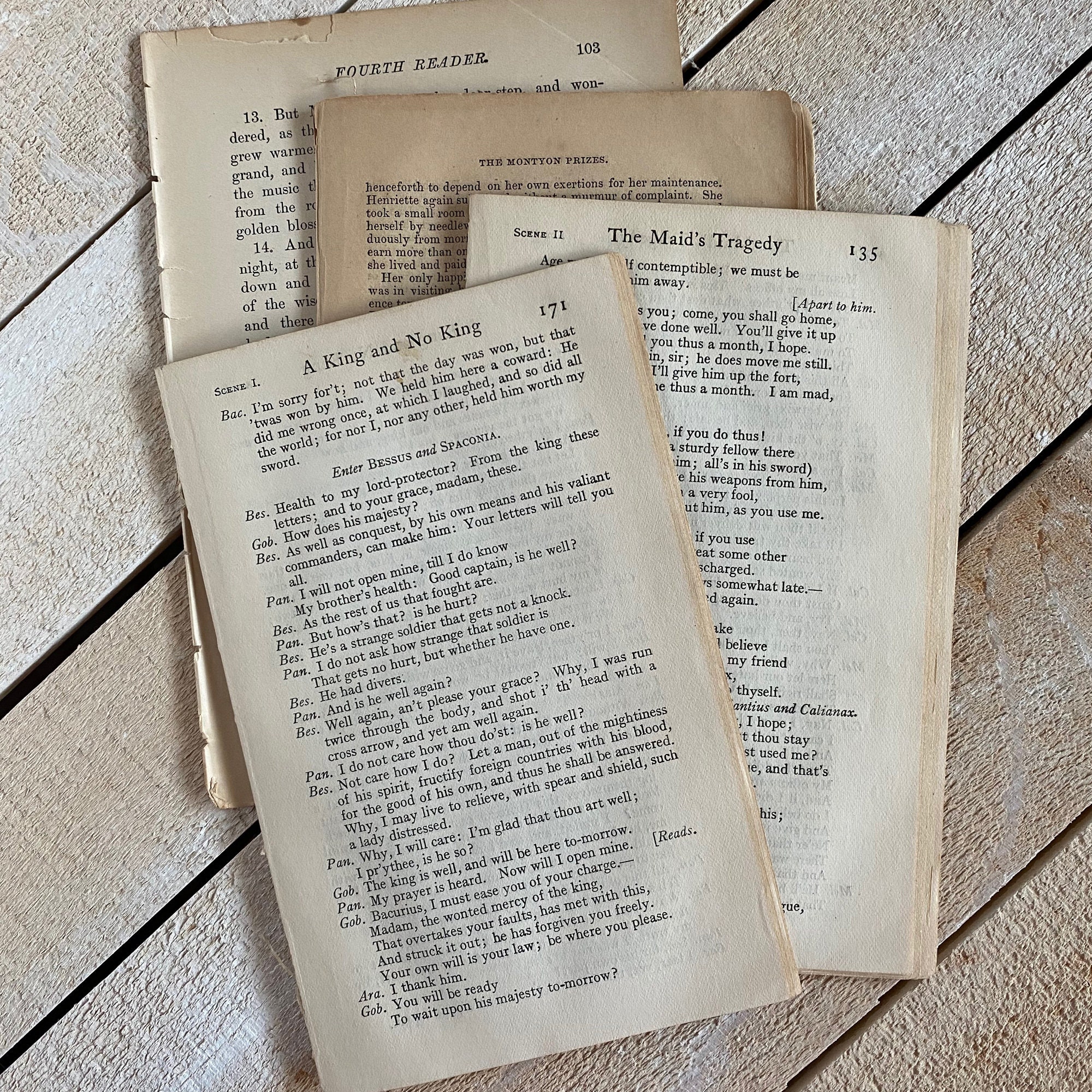 Vintage Book Pages - Etsy
