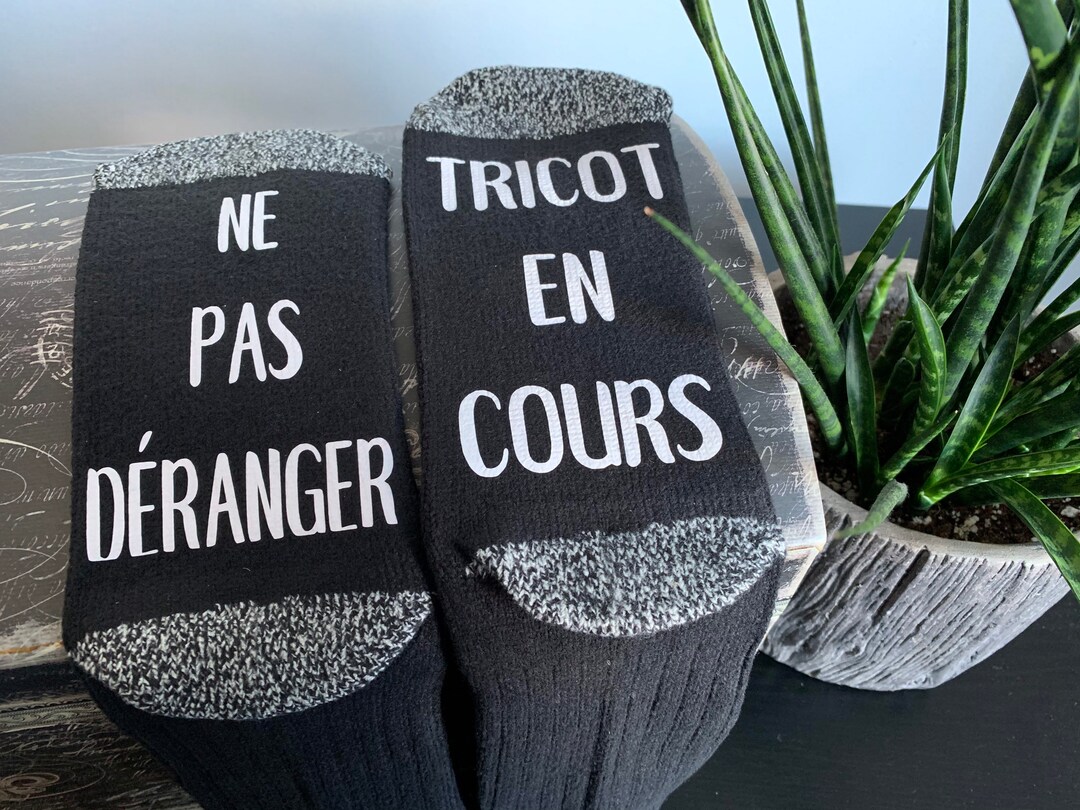 Gift for Knitters, Funny Message Socks for Women, Random Colours - Etsy