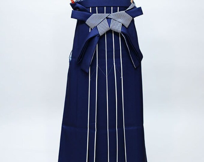 Hakama , Blue Hakama, Womens Kimono Skirt, Striped Hakama, Kimono Pants ...