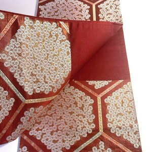 Obi Belt Kimono, Red Obi, Silk Obi Belt, Vintage Obi, Japanese Fabric ...