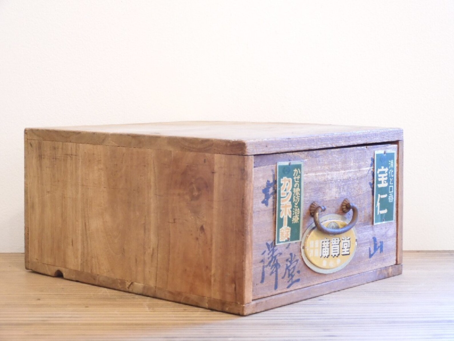 Japanese Medicine Box, Japanese Storage Box, Wood Box, Handmade Japan ...