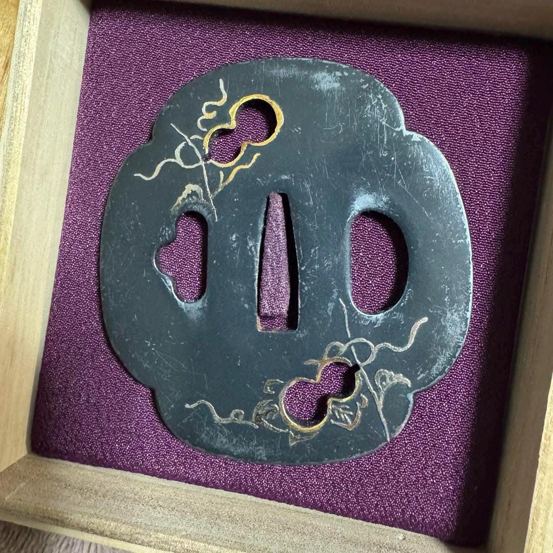 TSUBA, Samurai Sword, Sword Guard, Wave, Koshirae, Katana, Wakizashi ...
