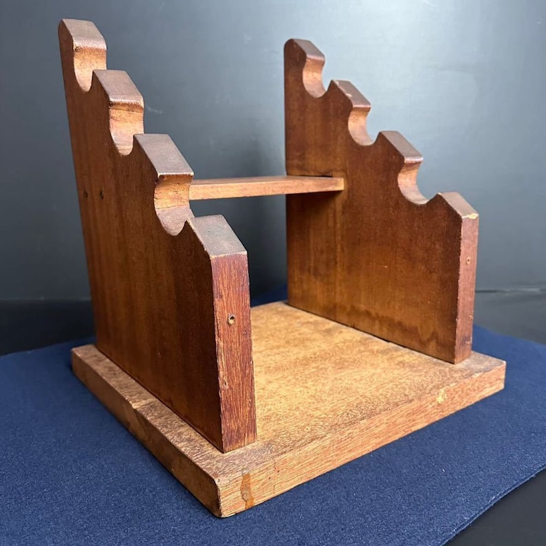 Japanese Samurai Sword Stand Vintage Wooden Katana Kake - Etsy