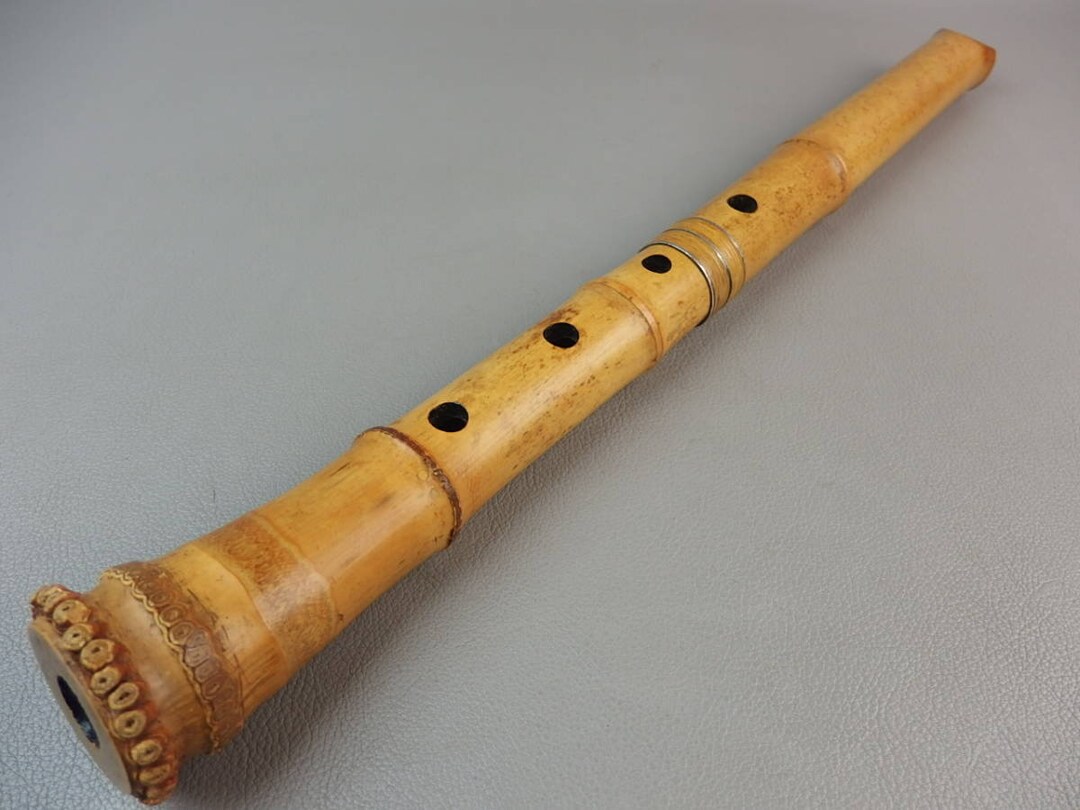 Japanese Instrument Shakuhachi Vertical Bamboo Flute 19inch High Class ...