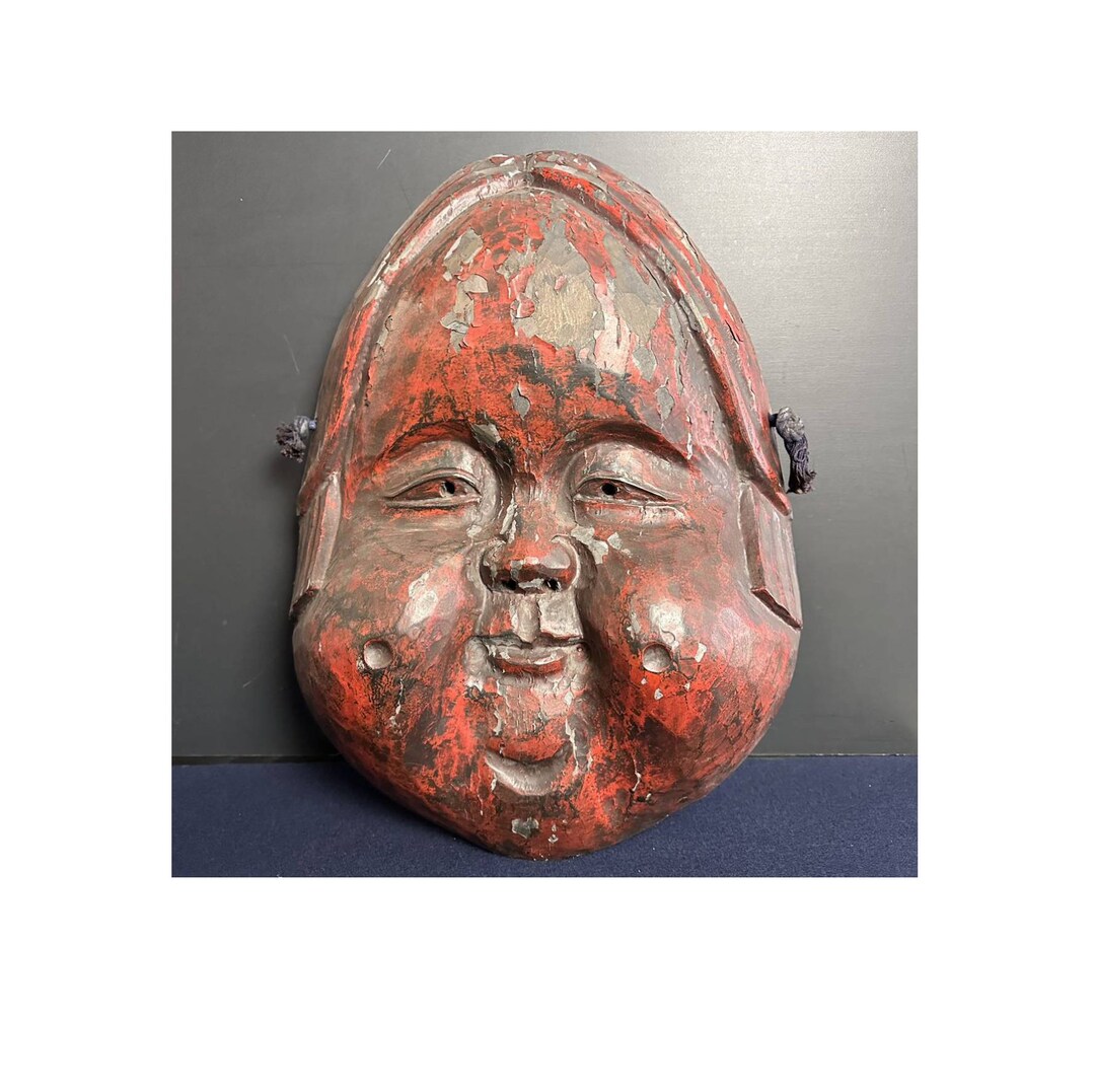 Japanese Mask Antique Mask Noh Mask Kagura Mask Hannya - Etsy