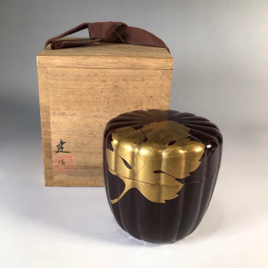 Vintage Natsume, Tea Store Case, Lacquere Wood Natsume, Tea Ceremony ...