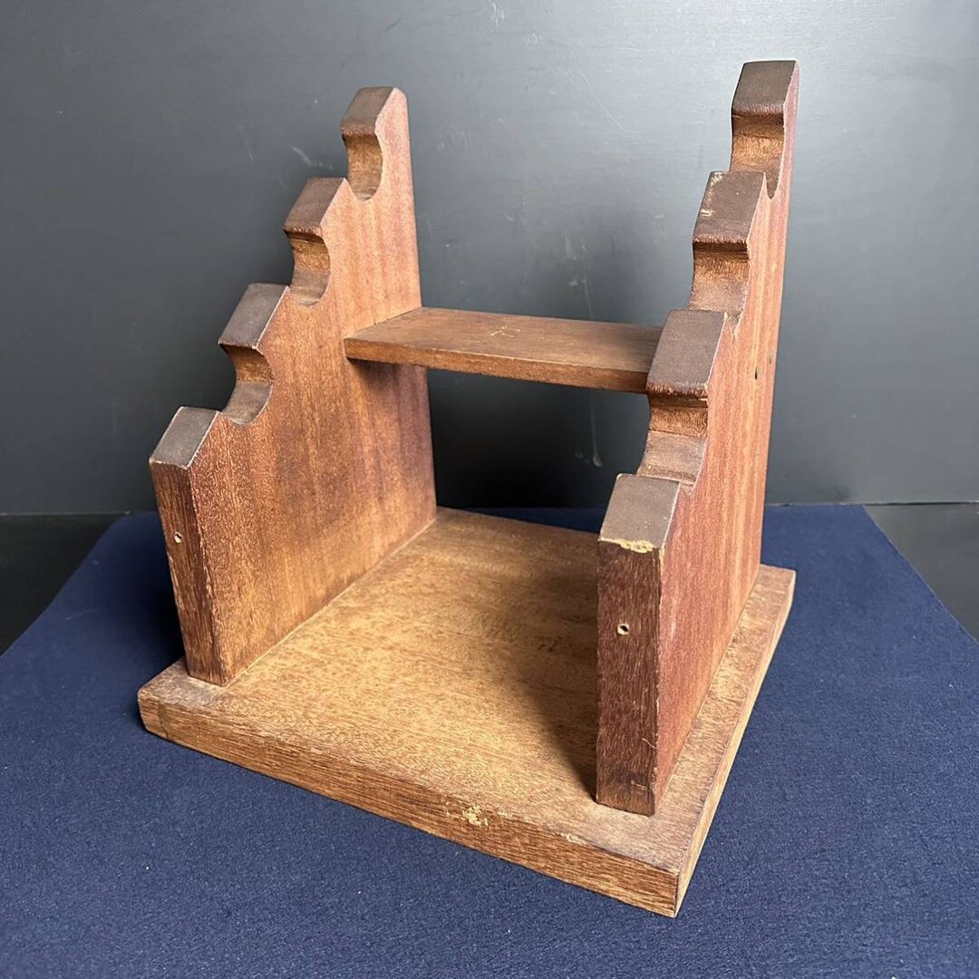 Japanese Samurai Sword Stand Vintage Wooden Katana Kake - Etsy