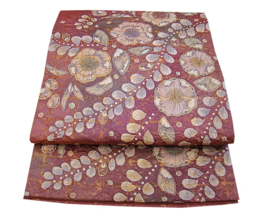 Obi Belt Kimono, Pink Obi, Silk Obi Belt, Vintage Obi, Japanese Fabric ...