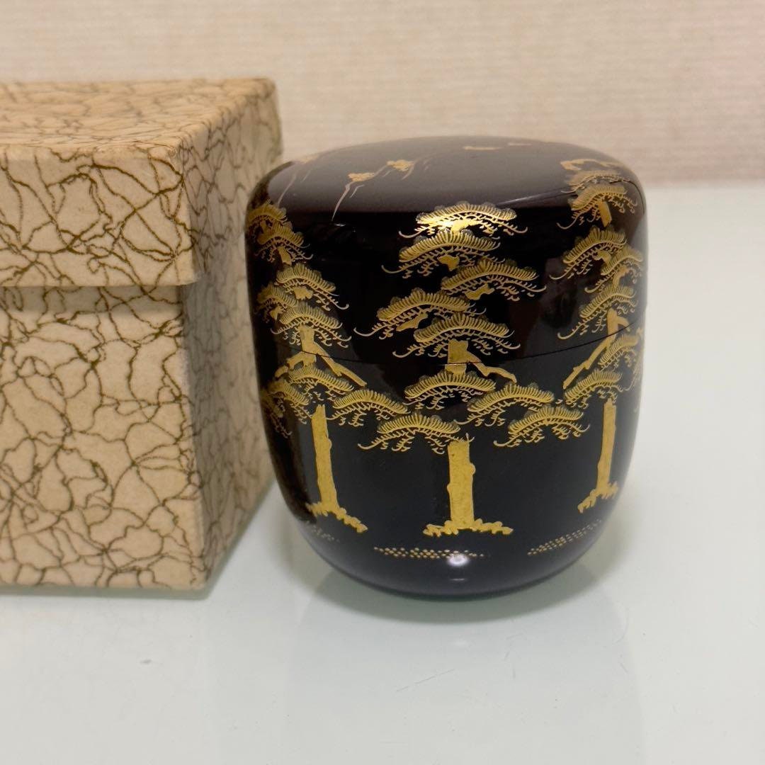 Antique Natsume, Tea Store Case, Lacquere Wood Natsume, Tea Ceremony ...