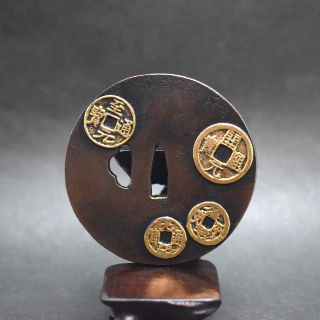 TSUBA Samurai Sword Sword Guard Wave Koshirae Katana - Etsy