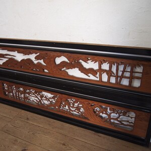 Japanese Ranma, Transom Window, Wooden Carving, Ranma, Openwork Screen ...