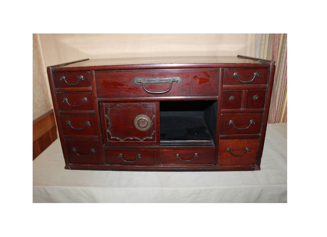 Japanese Chest, Antique Chest, Japanese Tansu, Dansu, Handmade Storage ...