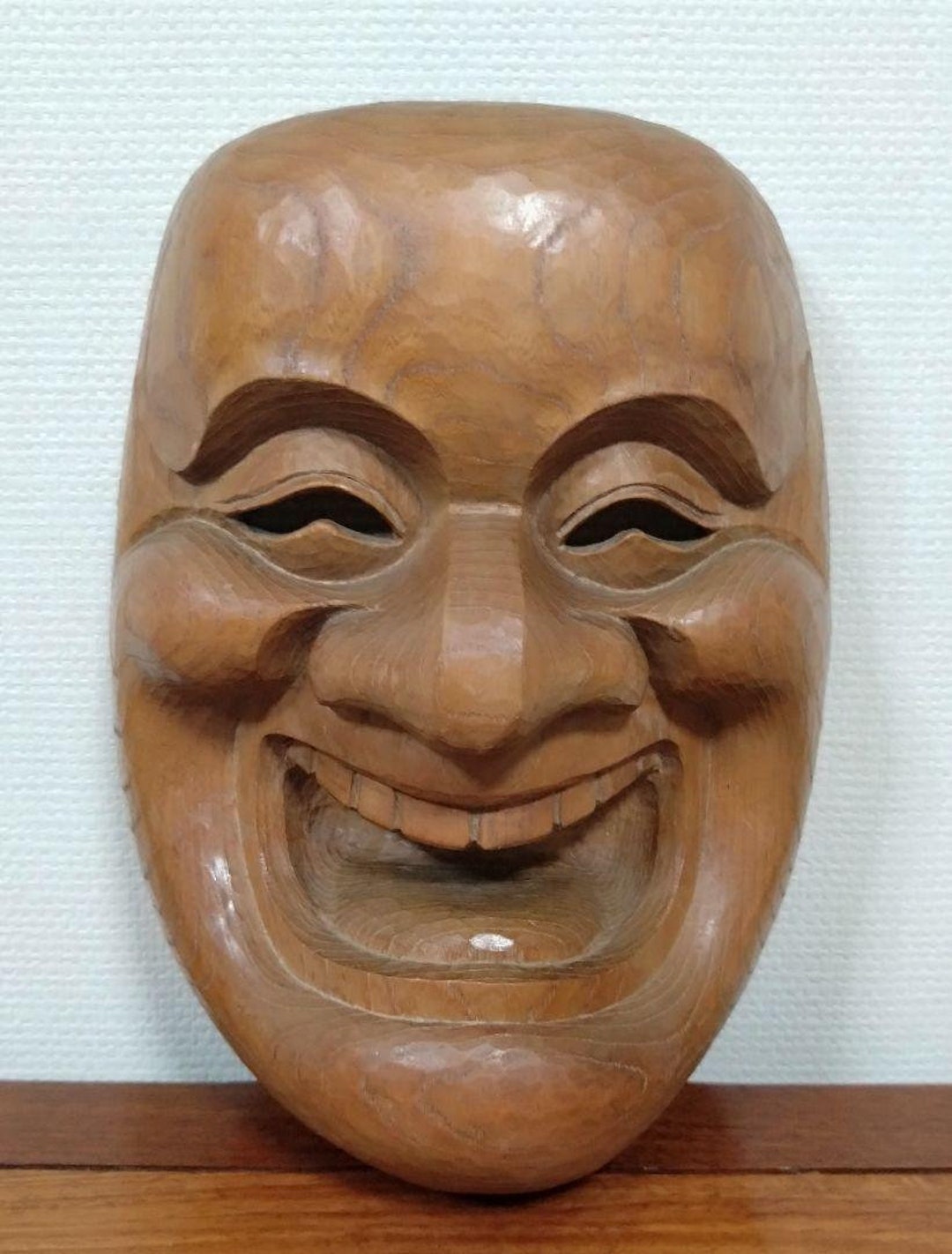 Japanese Mask, Antique Mask, Noh Mask, Kagura Mask, Hannya Mask, Oni ...