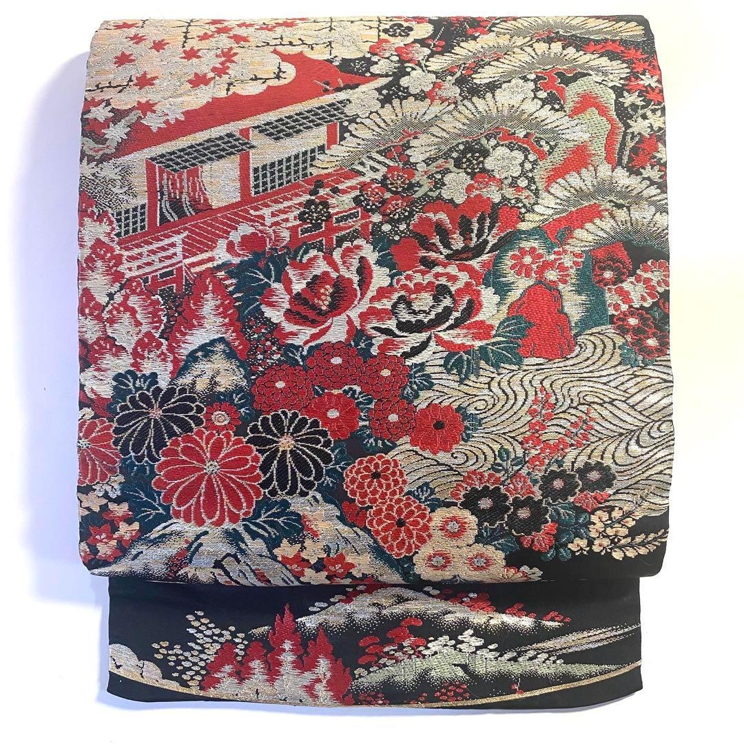 Obi Belt Kimono, Red Obi, Silk Obi Belt, Vintage Obi, Japanese Fabric ...