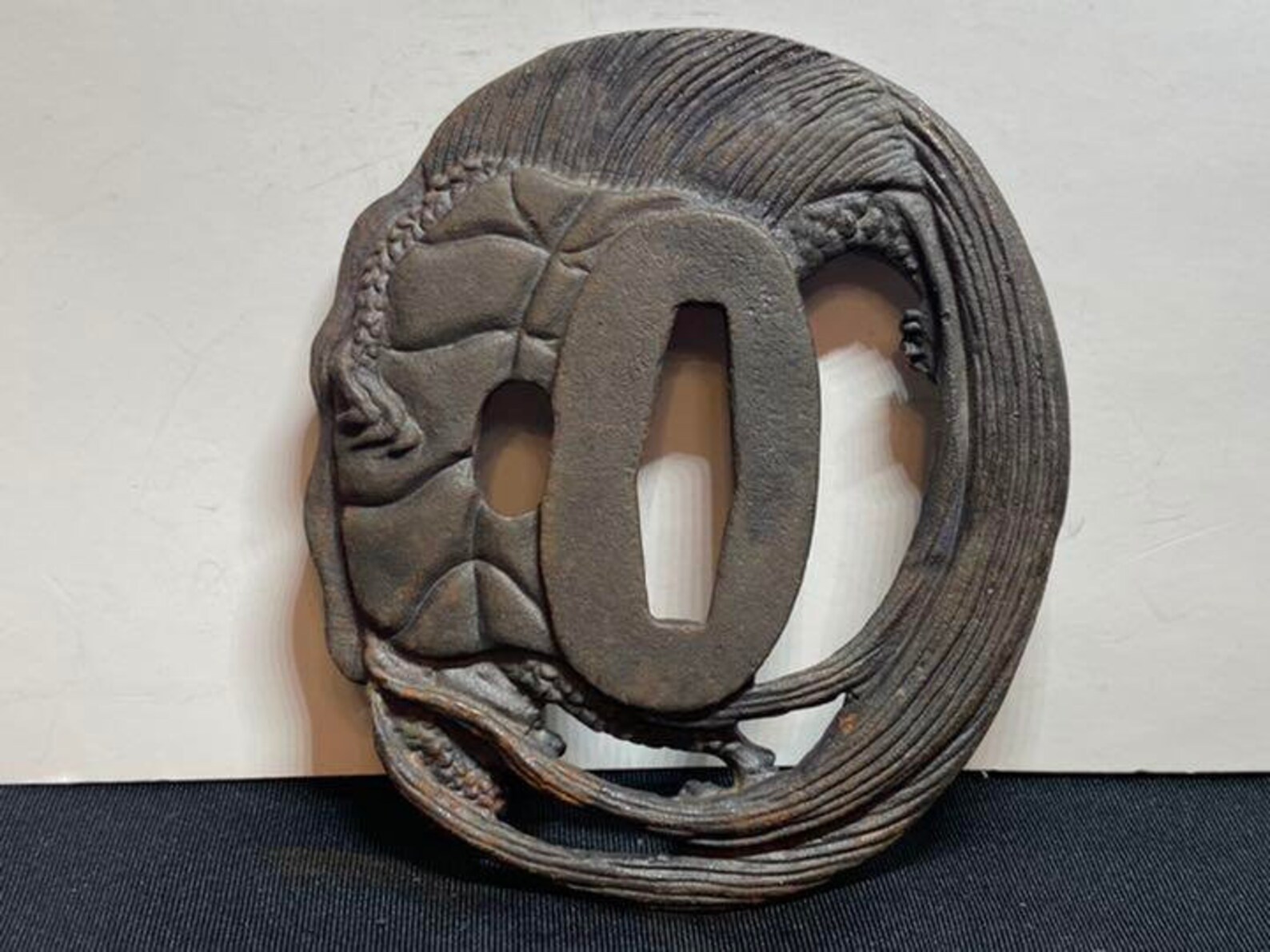TSUBA, Samurai Sword, Sword Guard, Wave, Koshirae, Katana, Wakizashi ...