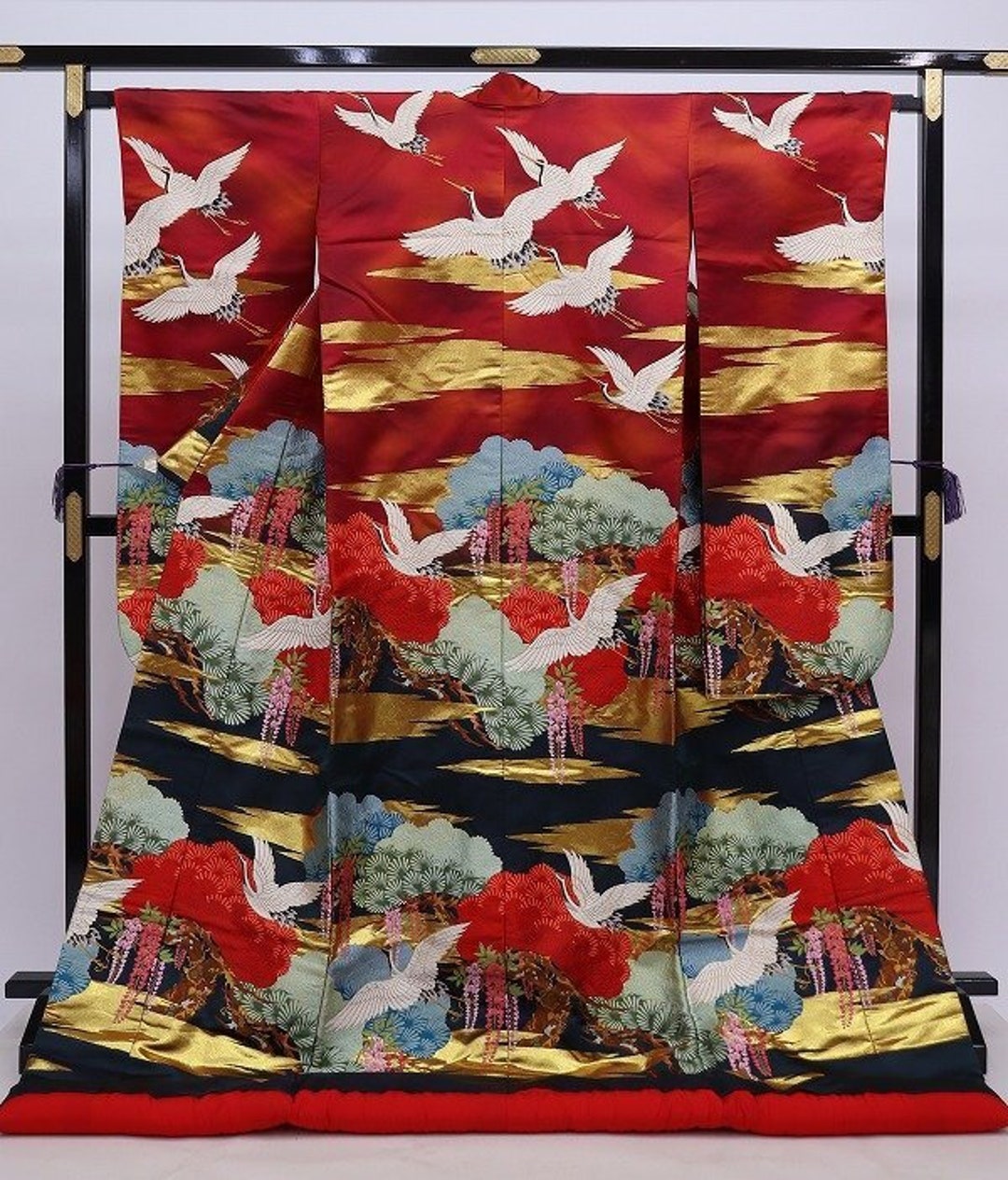 Uchikake Kimono, Wedding Kimono, Japanese Kimono Robe, Japanese ...