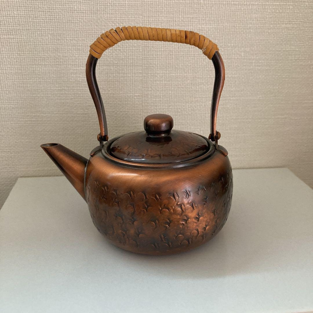 Japanese Copper Teapot, Japanese Tea Kettle, Vintage Kettle, Vintage ...