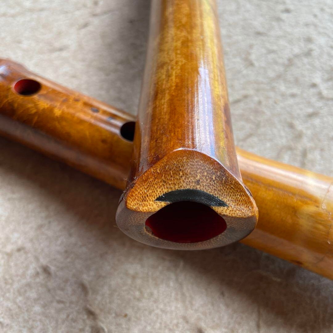 Japanese Instrument Shakuhachi Vertical Bamboo Flute 20inch High Class ...