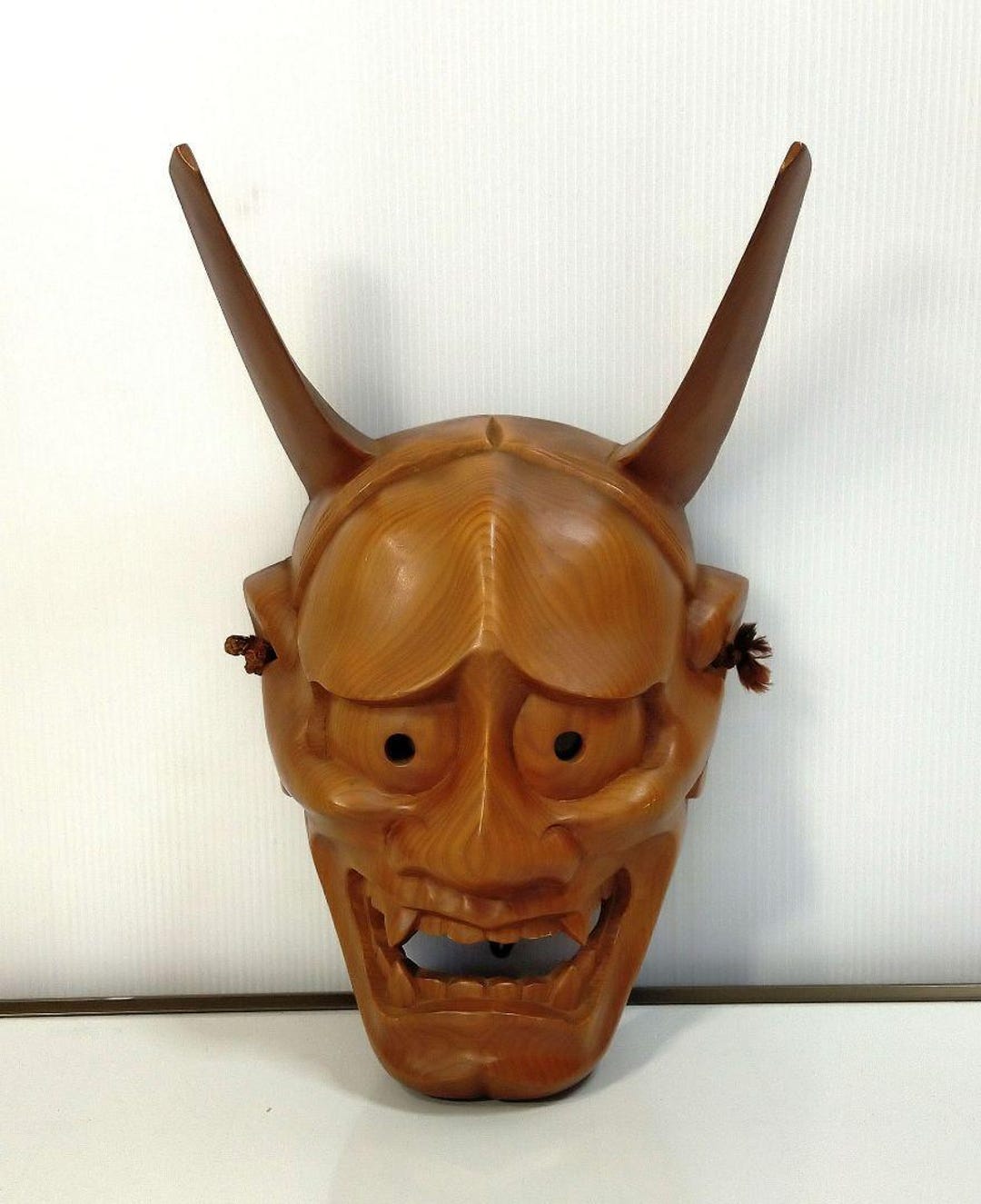 Japanese Mask, Antique Mask, Noh Mask, Kagura Mask, Hannya Mask, Oni ...