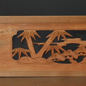 Japanese Ranma, Transom Window, Wooden Carving, Ranma, Openwork Screen ...