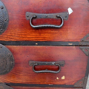Japanese Chest, Antique Chest, Japanese Tansu, Dansu, Handmade Storage ...