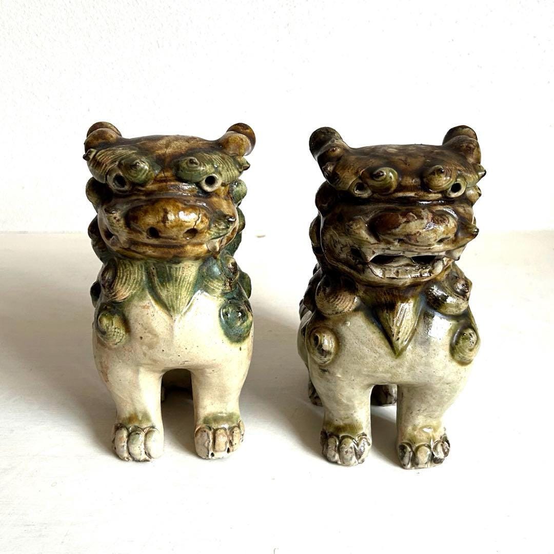 Shisa Side Standing Guardian Lion From Okinawa Ryukyu Japan Traditional ...