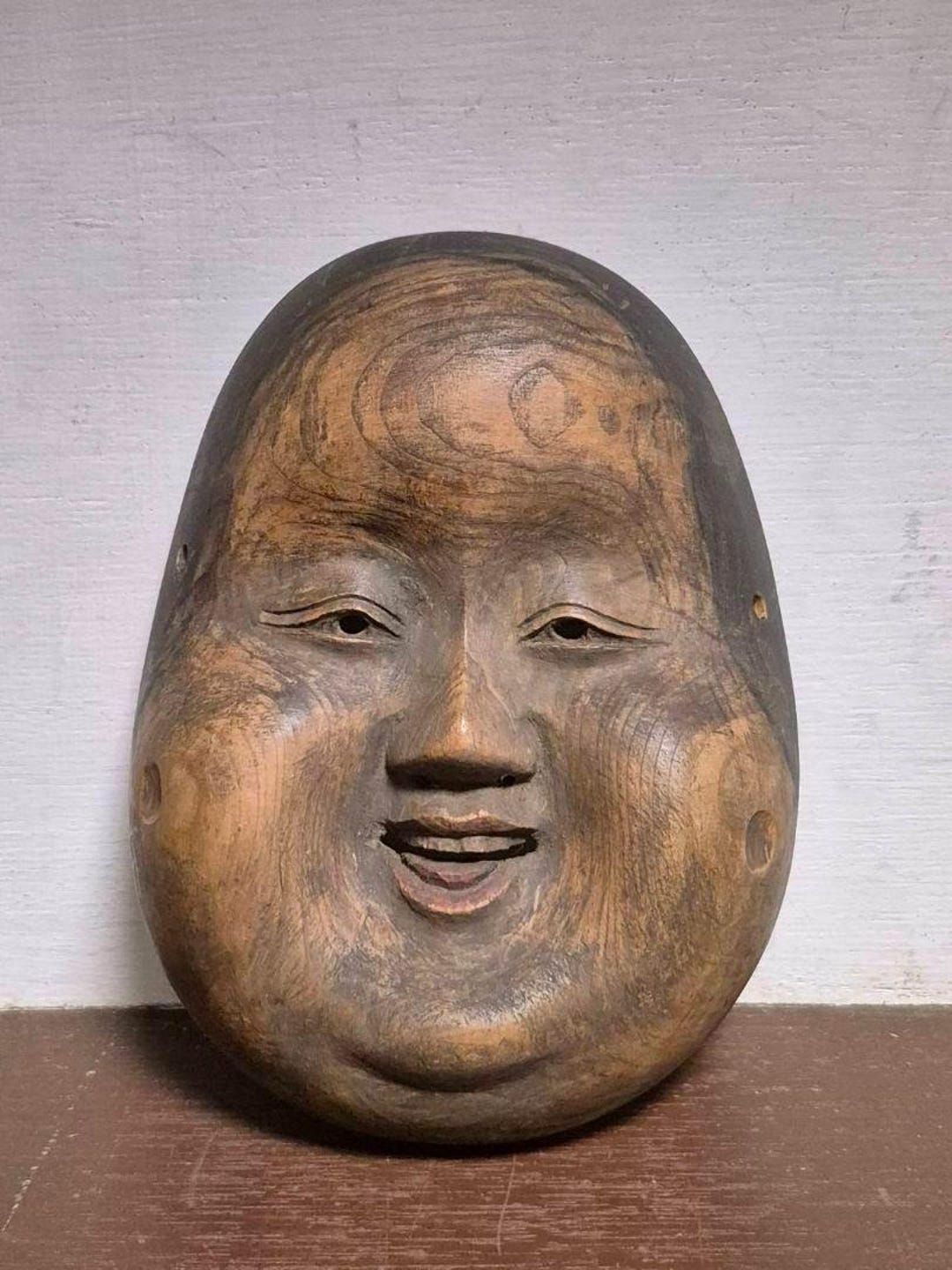 Japanese Mask, Antique Mask, Noh Mask, Kagura Mask, Hannya Mask, Oni ...