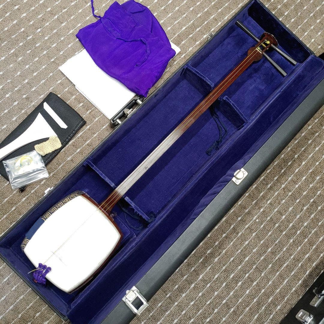 Shamisen Japanese High Class Red Wood With Case Accessorys - Etsy