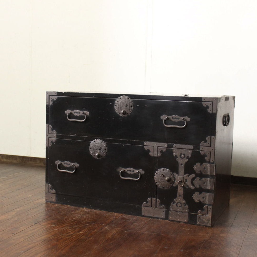 Japanese Chest, Antique Chest, Japanese Tansu, Dansu, Handmade Storage ...