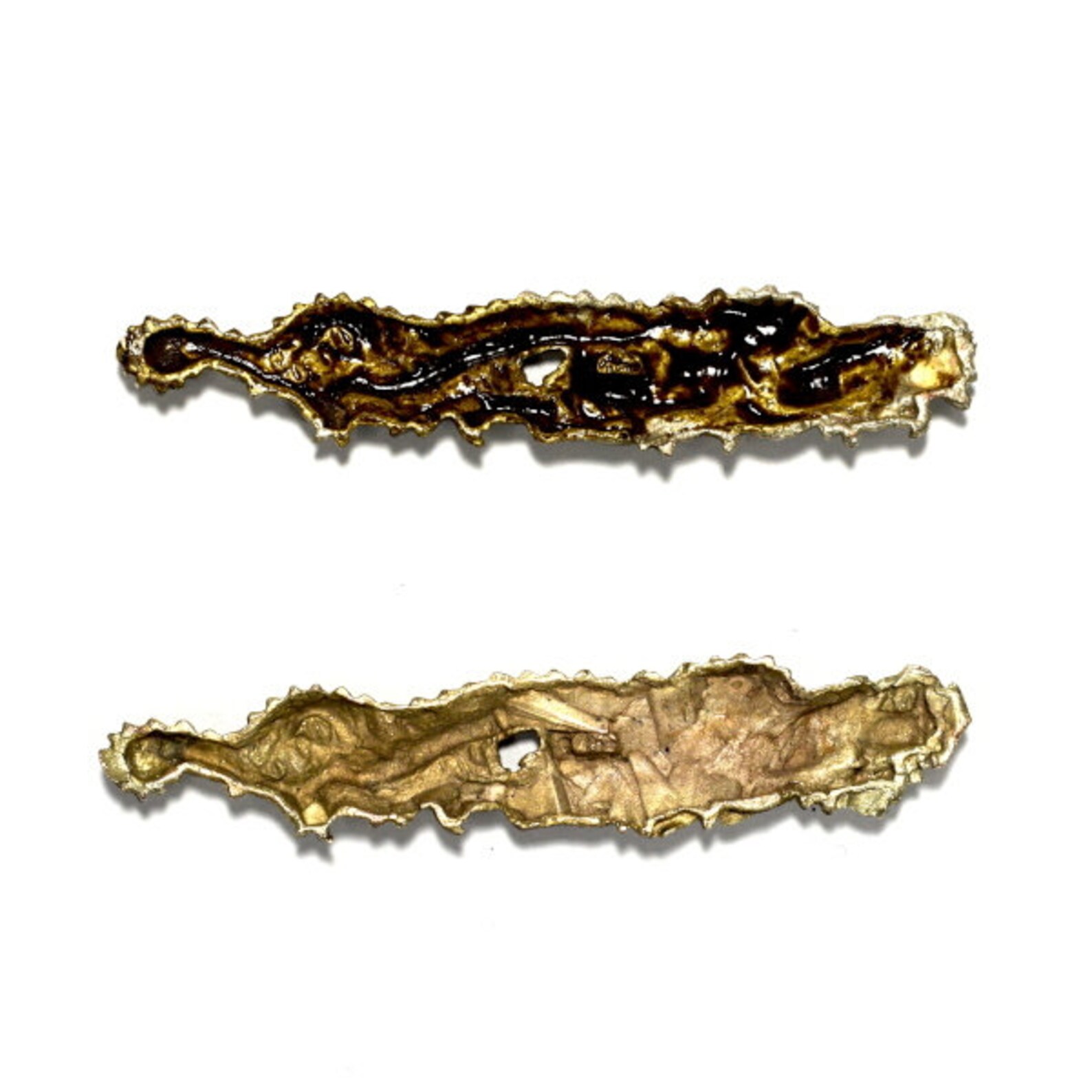 Menuki, Decorative Hilt, TSUBA, Samurai Sword, Sword Guard, Wave ...