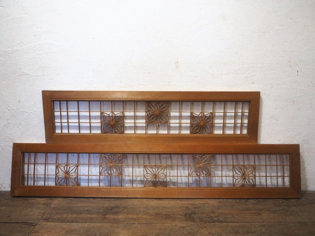 Japanese Ranma, Transom Window, Wooden Carving, Ranma, Openwork Screen ...
