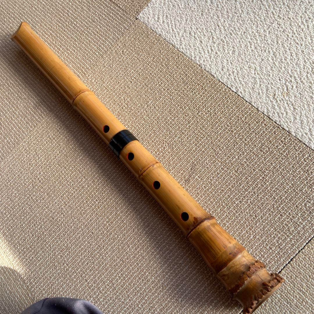 Japanese Instrument Shakuhachi Vertical Bamboo Flute 21inch W/sing - Etsy