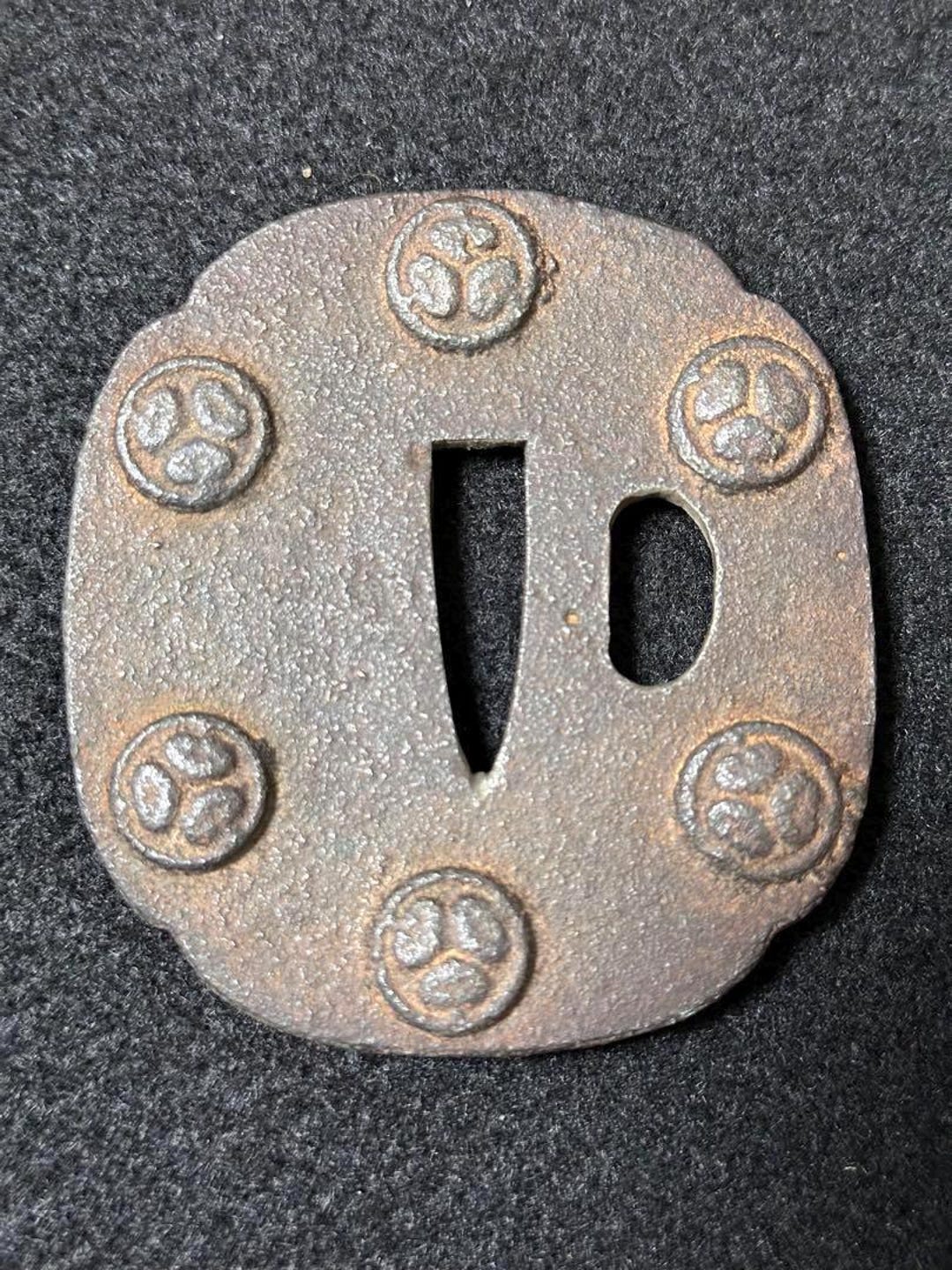 TSUBA, Samurai Sword, Sword Guard, Wave, Koshirae, Katana, Wakizashi ...