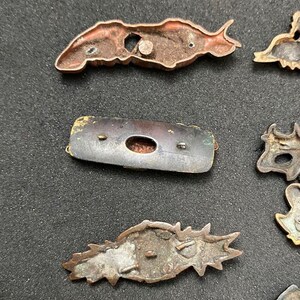 Menuki Lot of 10, Japanese Sword Menuki, Antique Menuki, Decorative ...