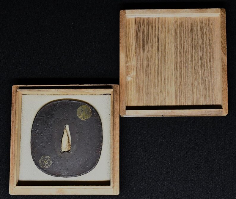 TSUBA, Samurai Sword, Sword Guard, Wave, Koshirae, Katana, Wakizashi ...