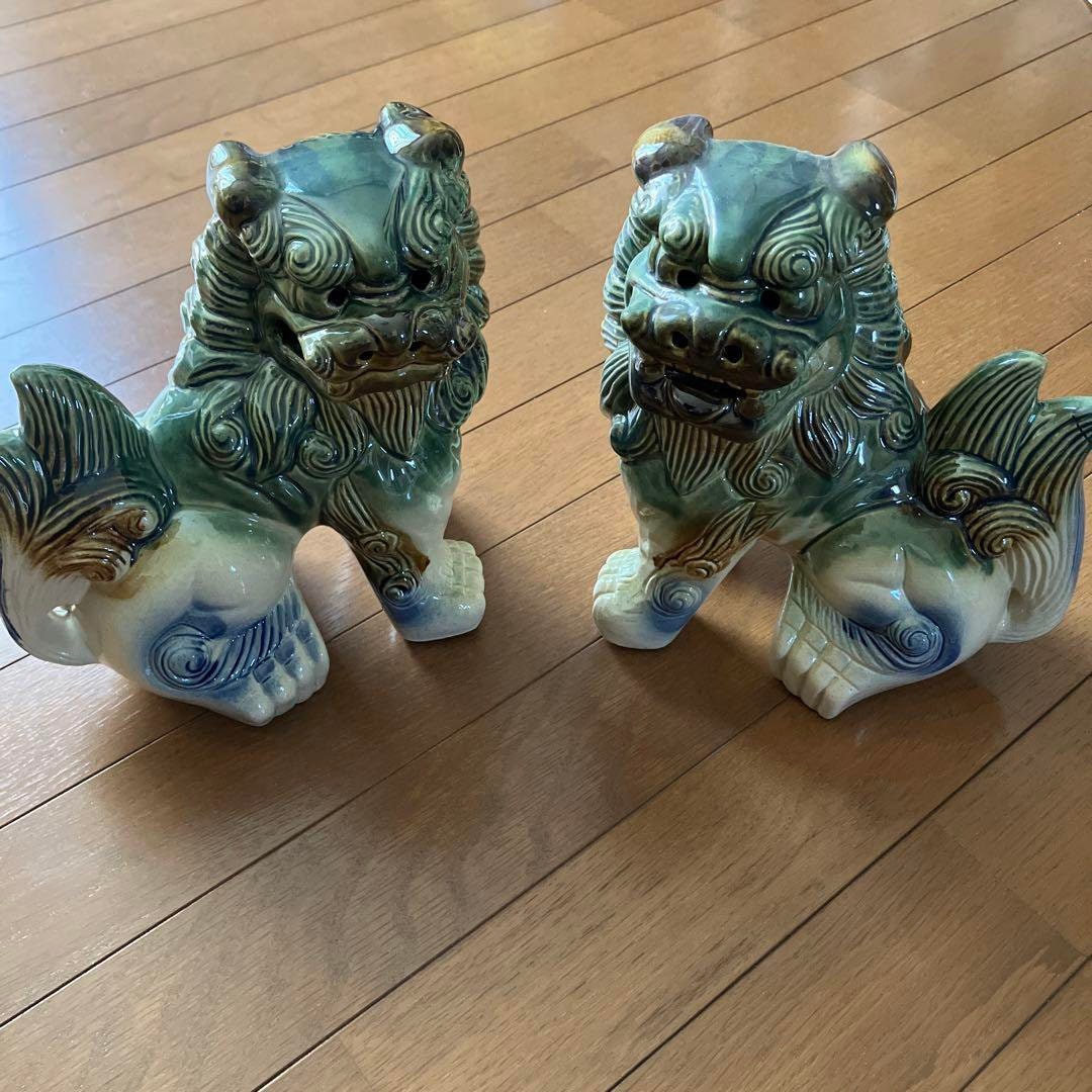 Shisa Side Standing Guardian Lion From Okinawa Ryukyu Japan Traditional ...