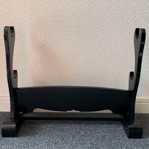 Japanese Samurai Sword Stand Vintage Wooden Katana Kake, Scabbard Stand ...