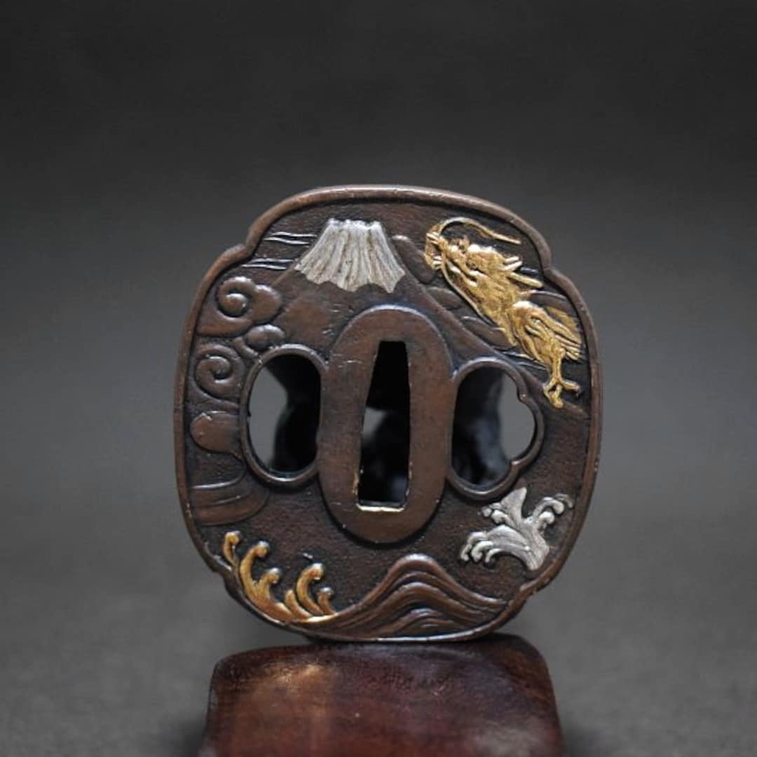 Katana Parts, TSUBA, Sword Fittings, Hand Guard, Koshirae, Wakizashi ...