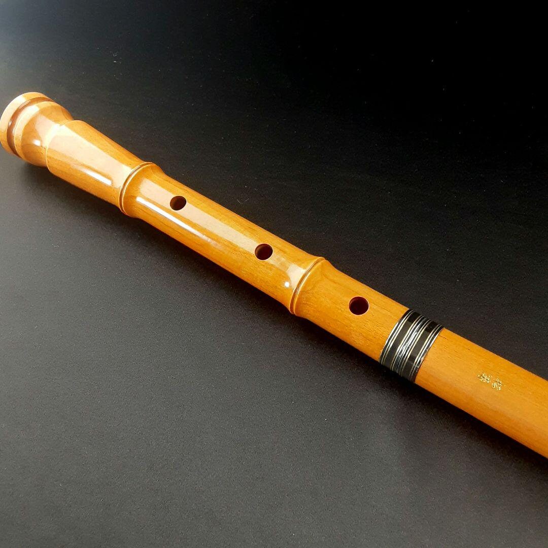 Japanese Instrument Shakuhachi Vertical Bamboo Flute 26inch With Sing ...