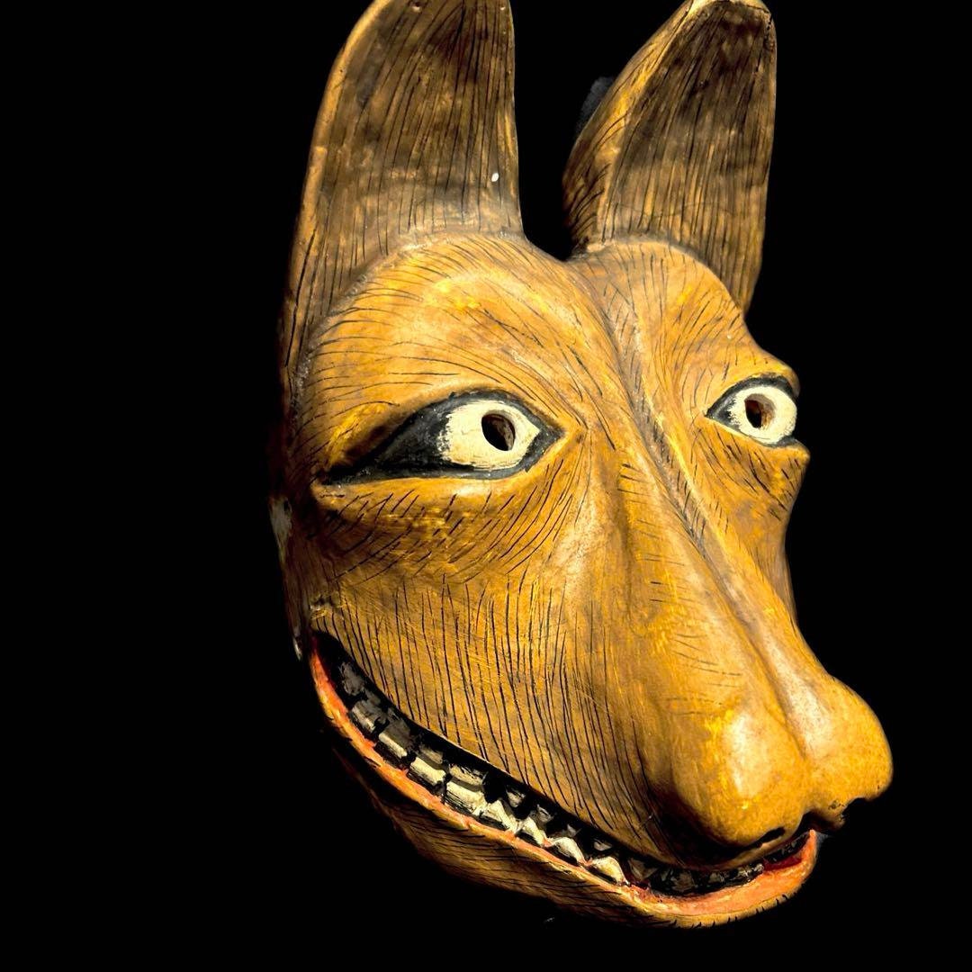 Japanese Mask, Antique Mask, Noh Mask, Kagura Mask, Hannya Mask, Oni ...