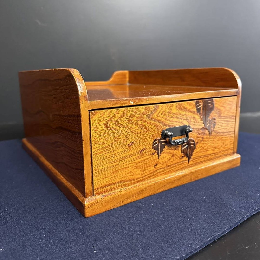 Japanese Wooden Chest, Antique Small Chest, Japanese Wooden Box ...