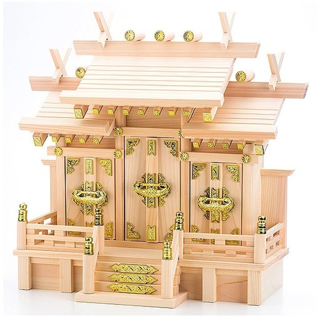 Japanese Small Shrine Red Wood Made Shinto Temple Zen Buddhist - Etsy