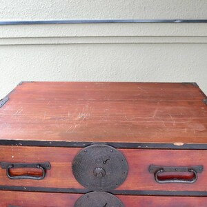 Japanese Chest, Antique Chest, Japanese Tansu, Dansu, Handmade Storage ...